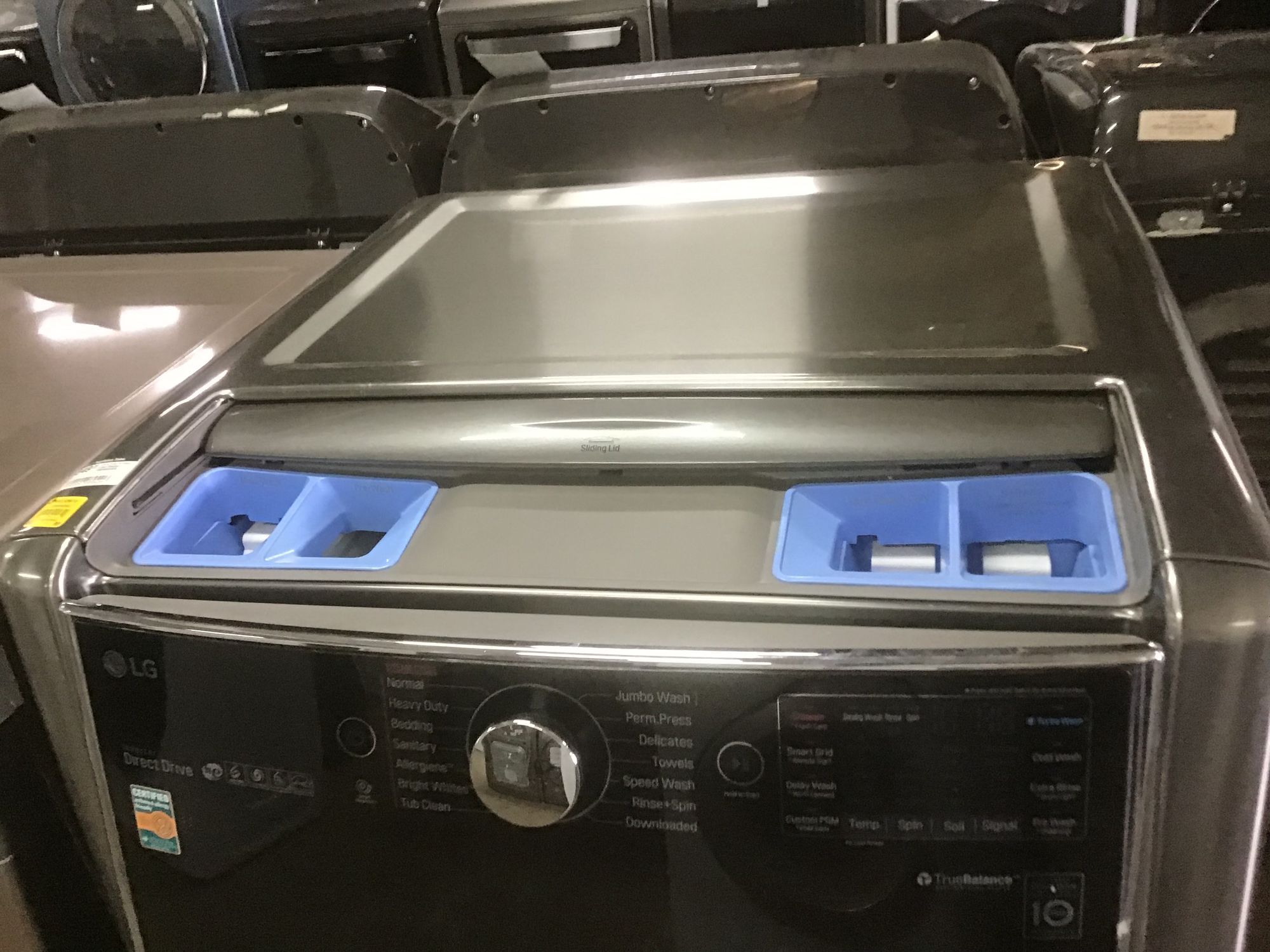 LG Graphite Steel 5.2 Cu Ft Front Load Washer WM9000HVA