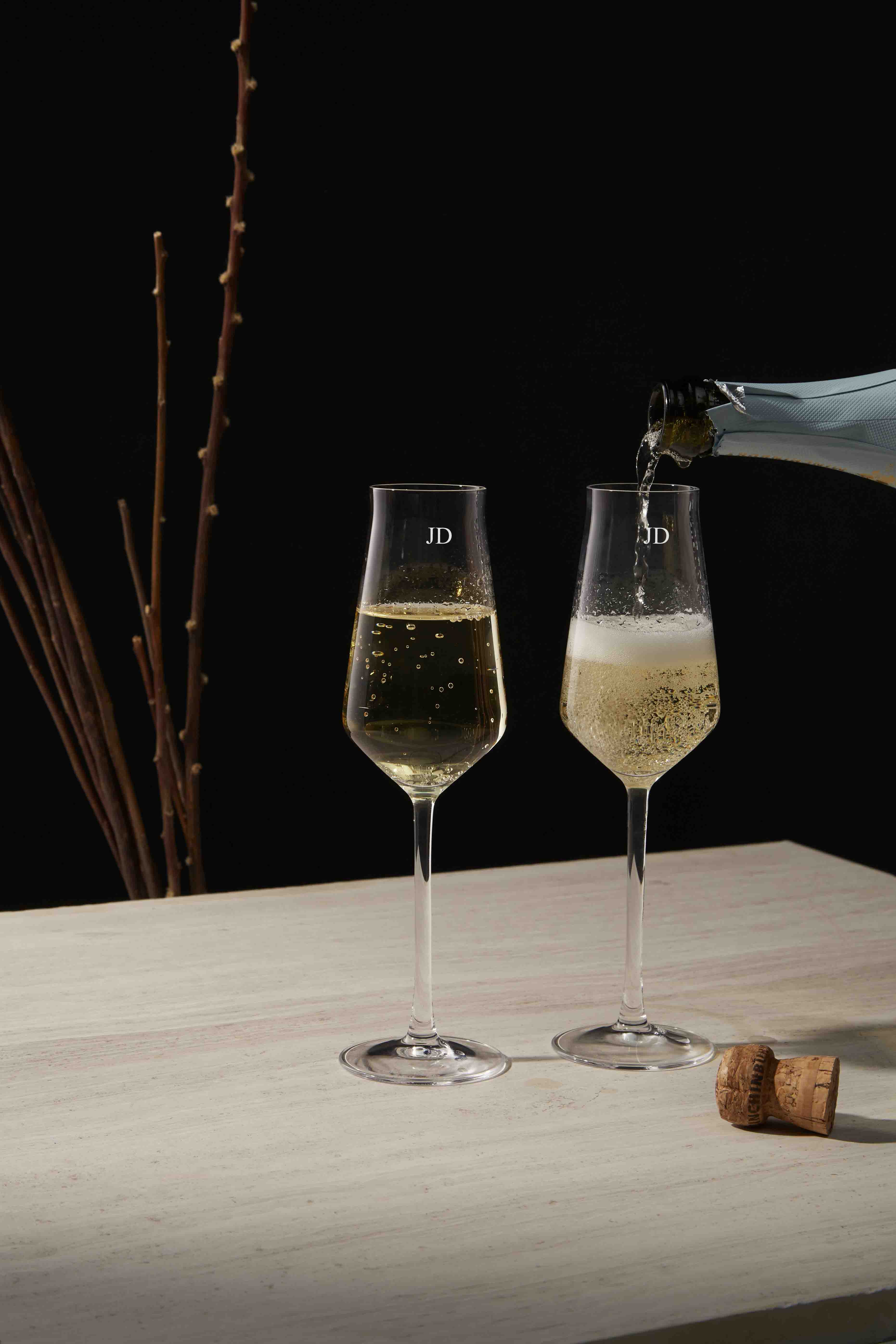 Alcohol and Glassware Styled Shoot