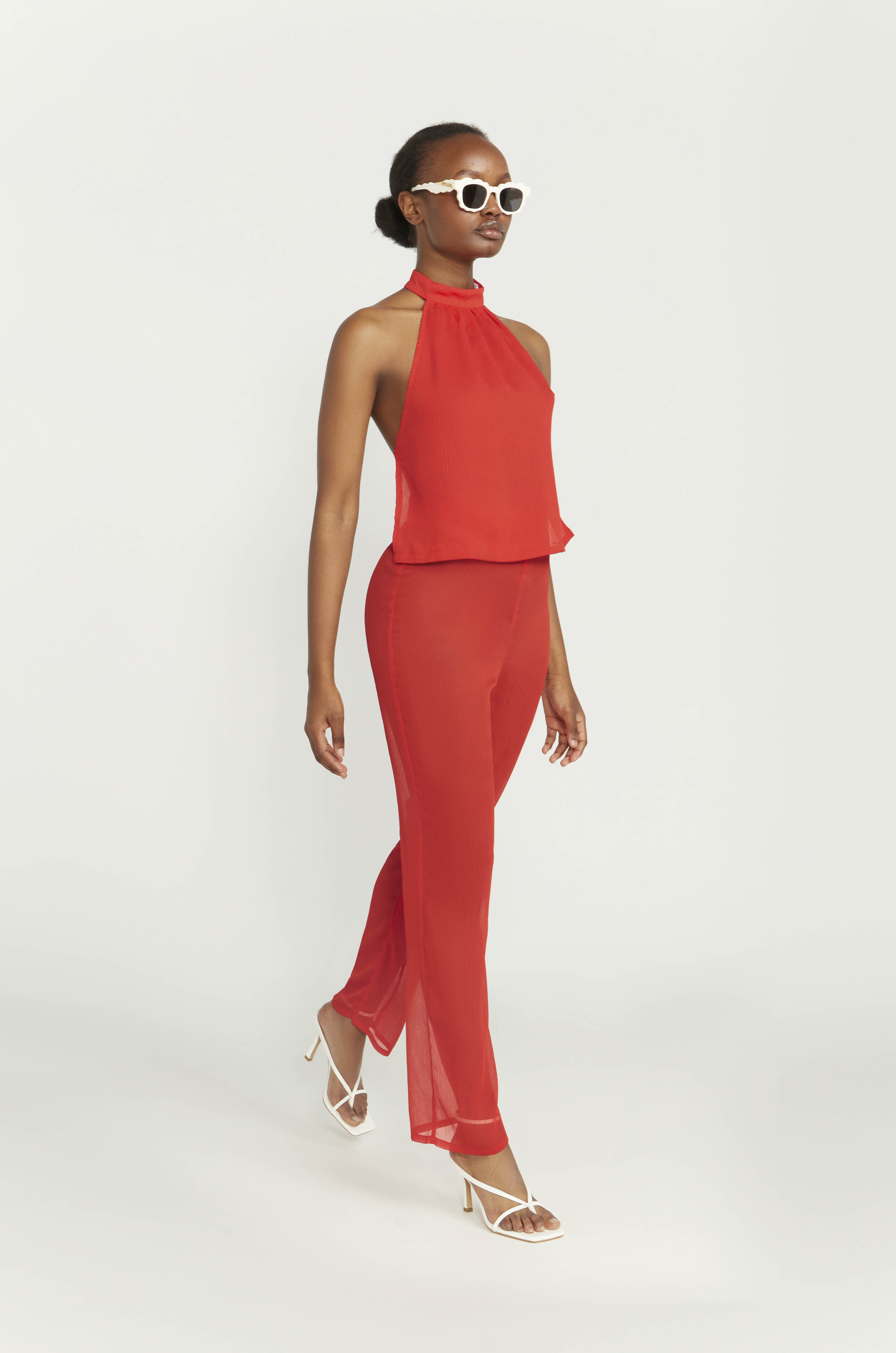 Solid Colour Designer Clothes Model Shoot