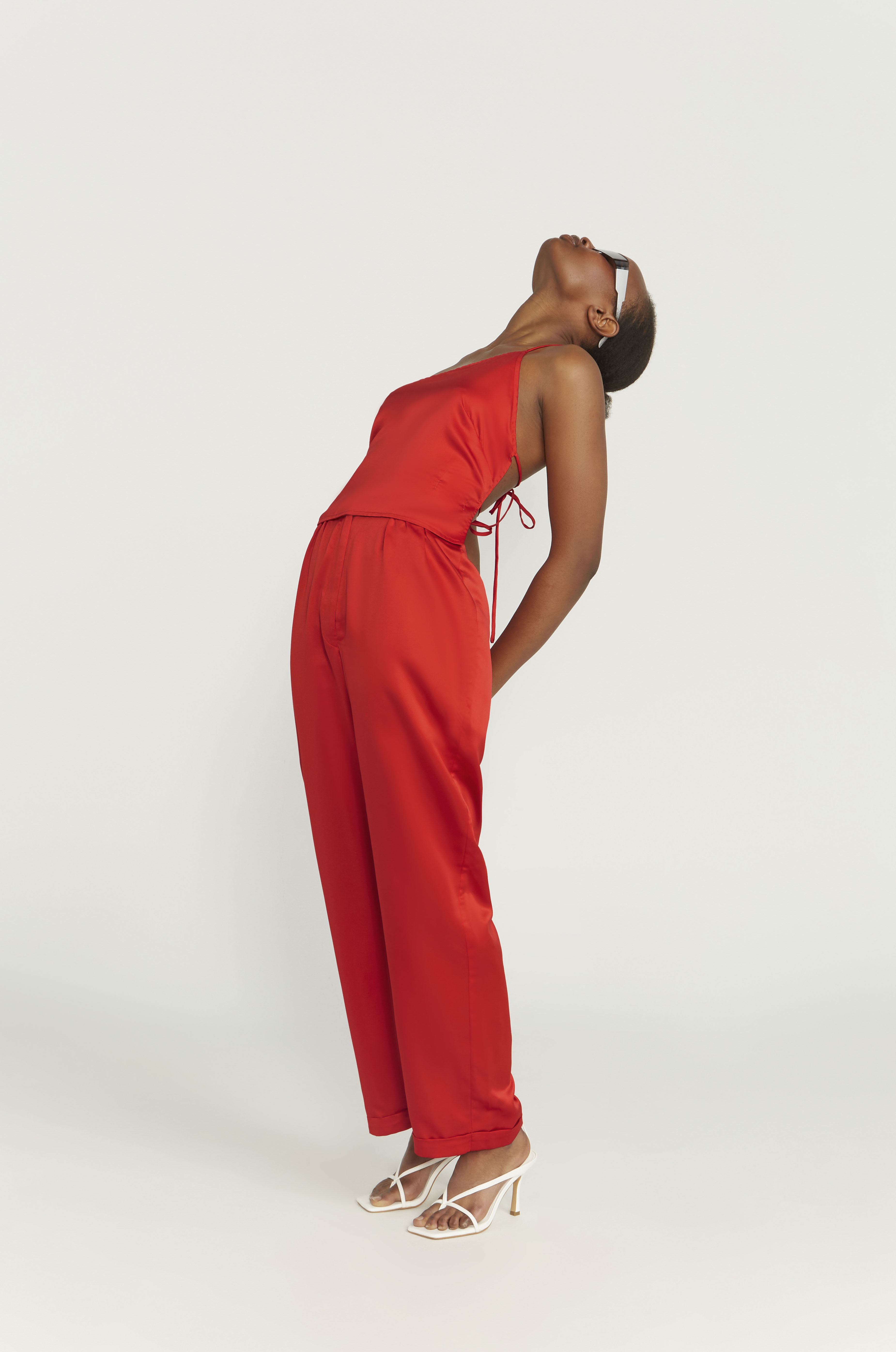 Solid Colour Designer Clothes Model Shoot