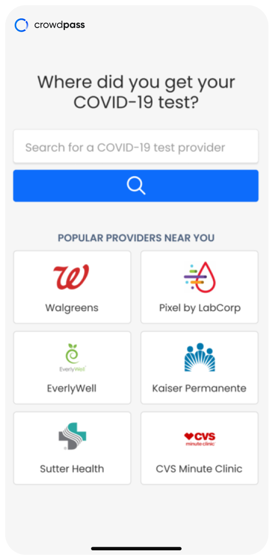 Vaccination Verification System - CrowdPass