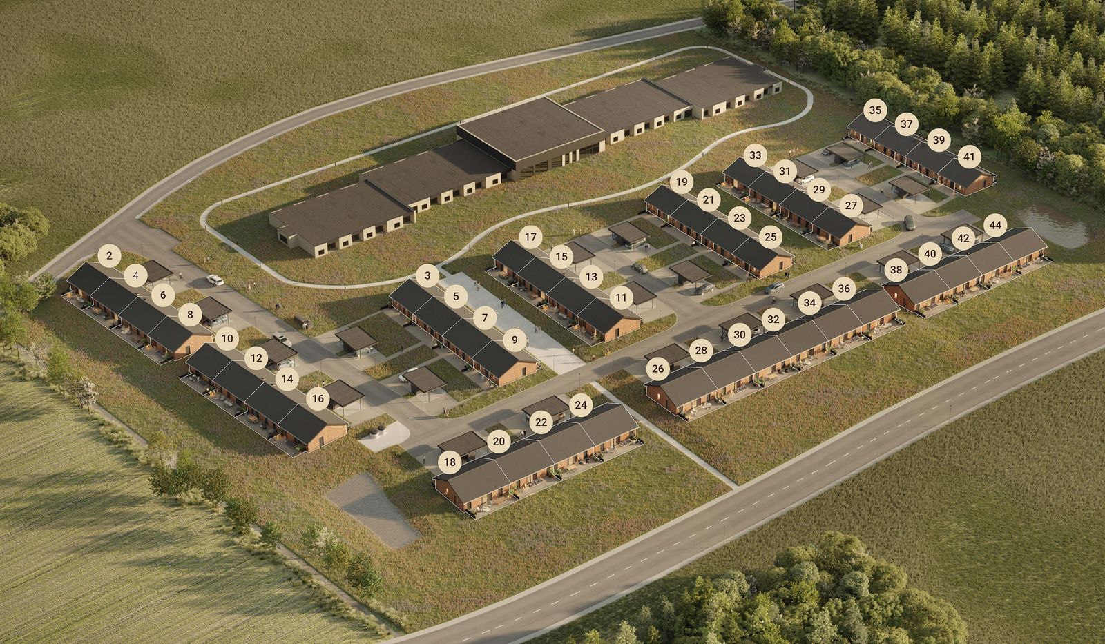 Alstrup Have | Familievenlige rækkehuse