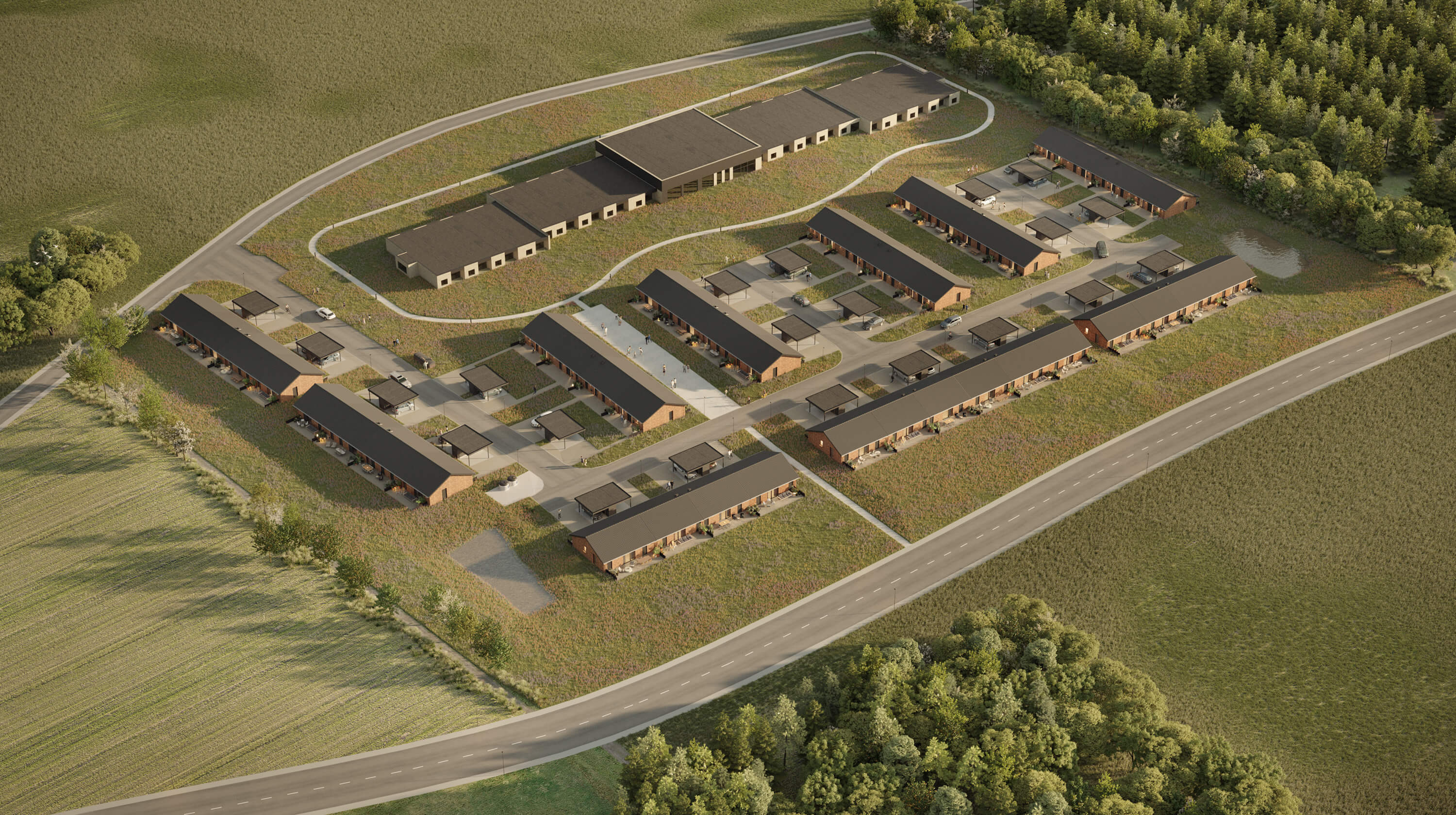 Alstrup Have | Familievenlige rækkehuse