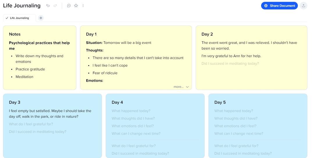 To-Do list