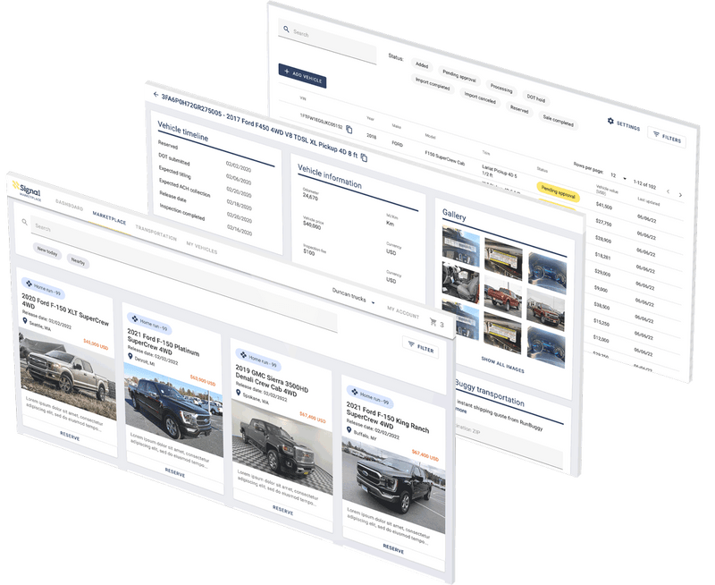 Signal - The Online Platform for Wholesale Vehicles