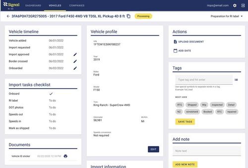 Signal - The Online Platform for Wholesale Vehicles