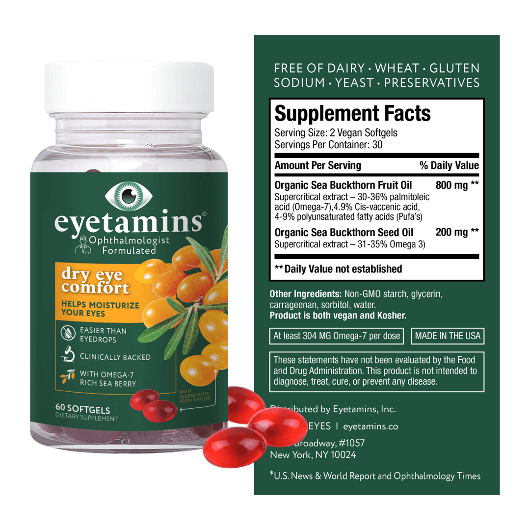 Eyetamins | Natural Supplement To Relieve Dry Eyes