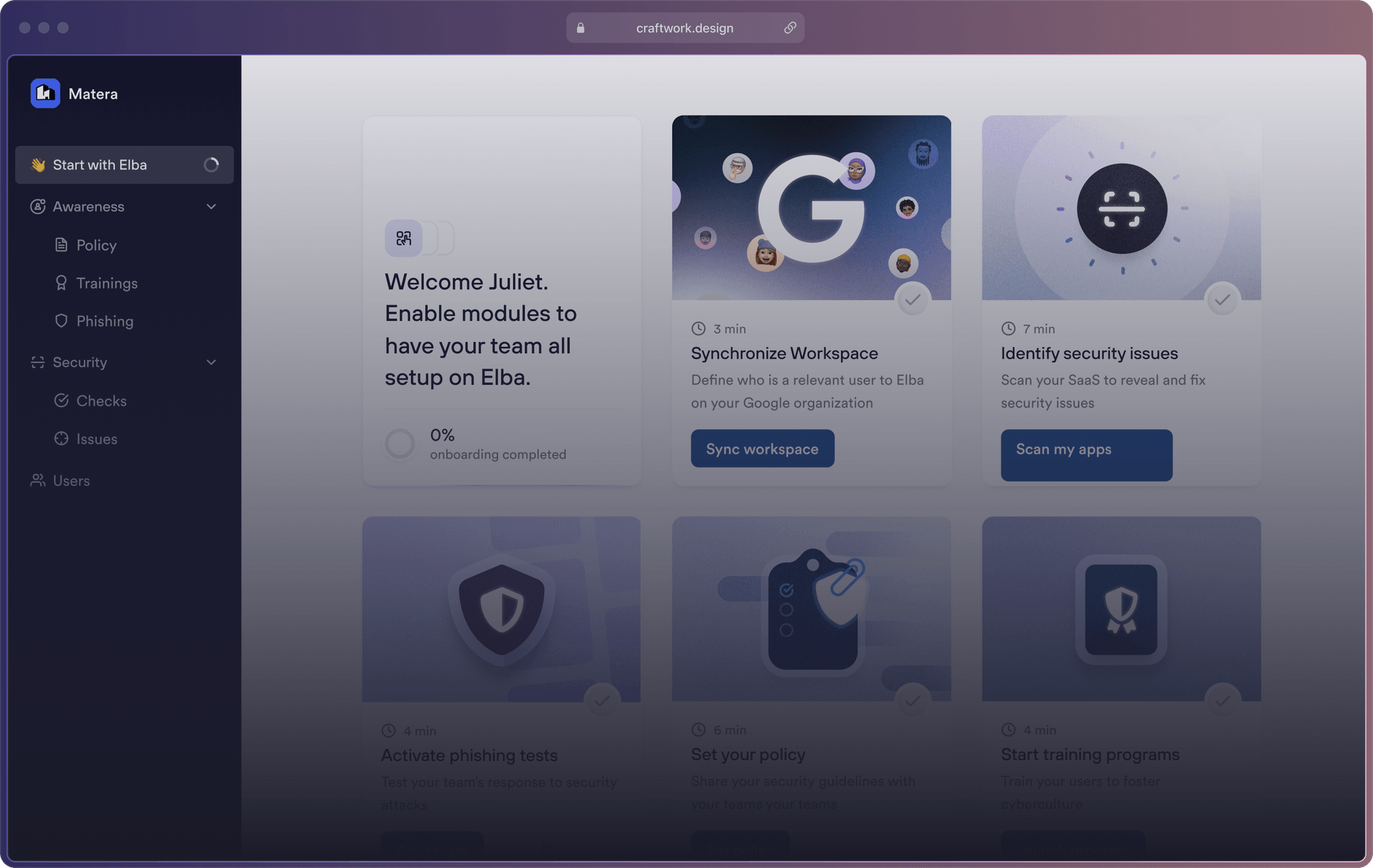 elba — Modern security for modern teams