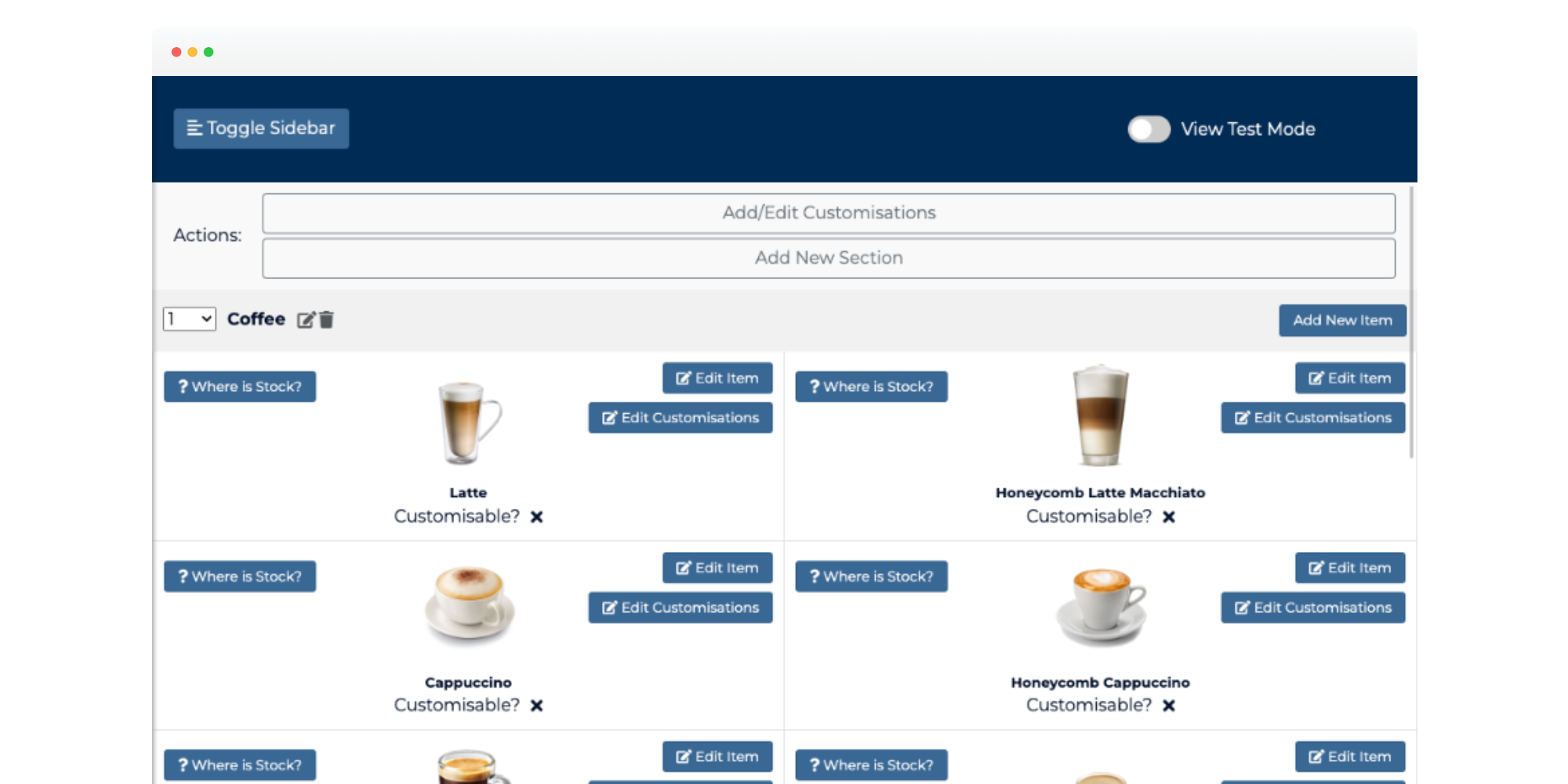 eXpresso App - Online Ordering Platform