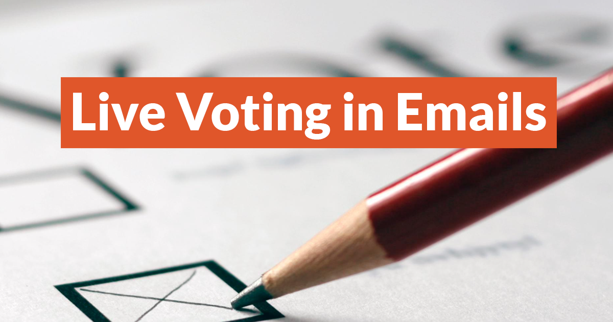 Quick wins: Live voting in emails boosts engagement | Reignite Blog