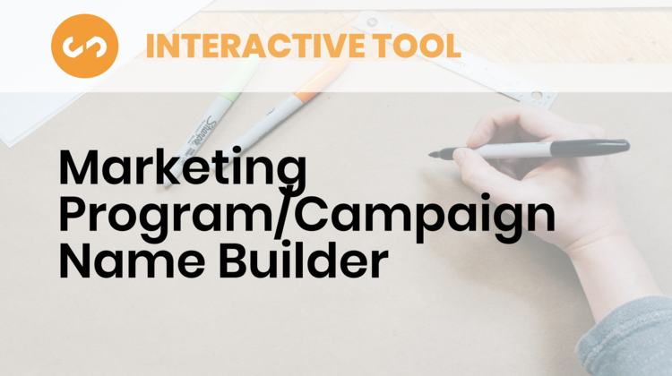 Marketing Campaign Name Standardization Sheet