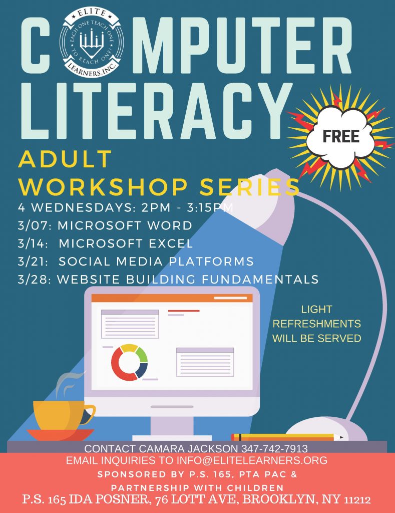 New Computer Workshops at PS 165