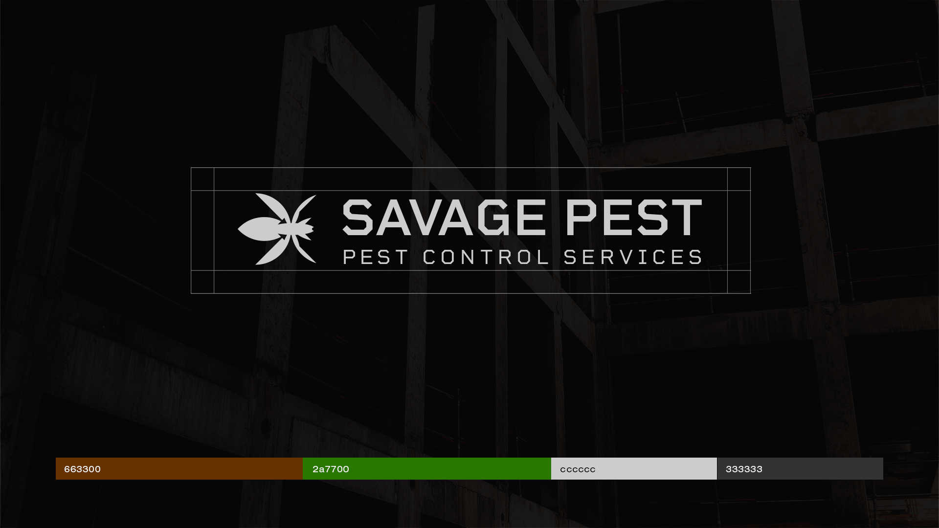 Savage Pest Control Brand Identity