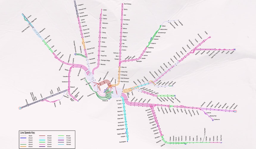 Network Line Speed Map | Hothouse Design