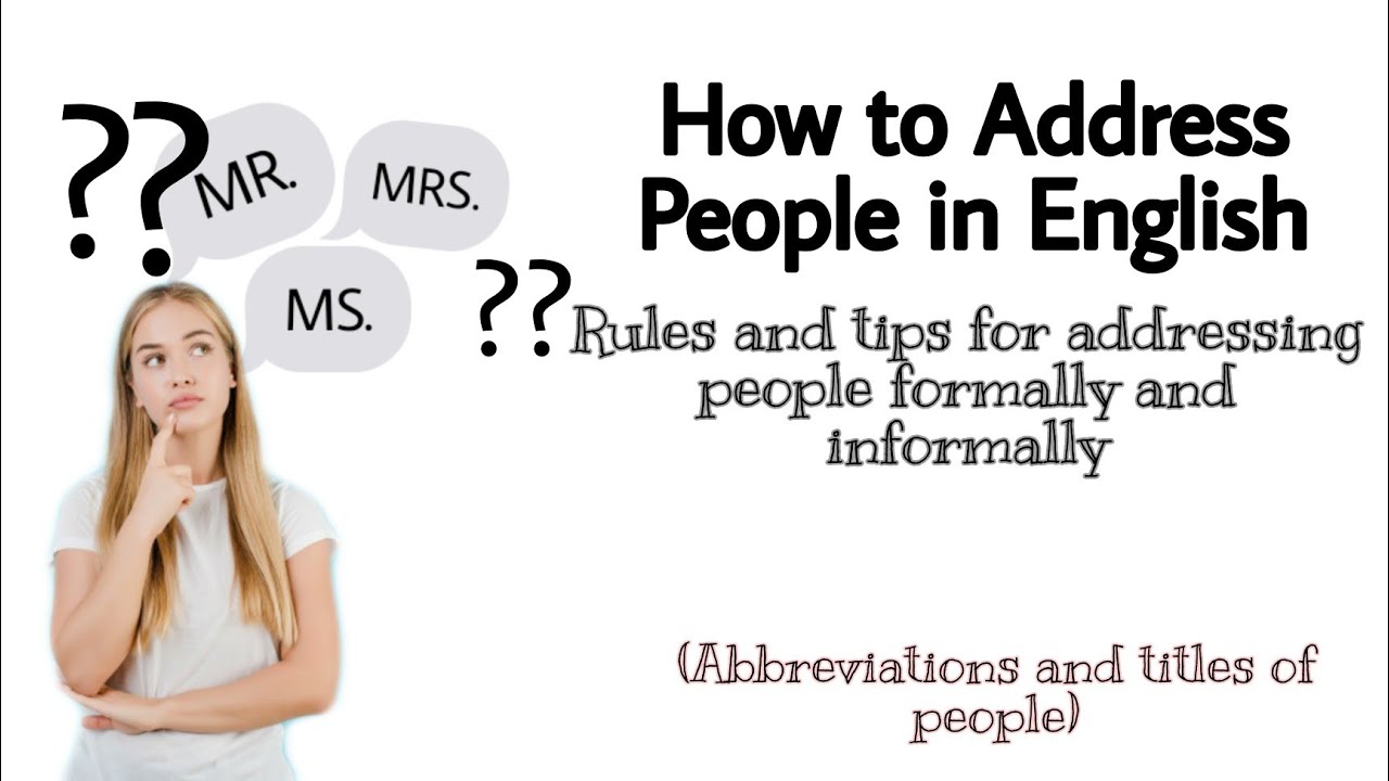 Ways of addressing people in English | SpeakoClub