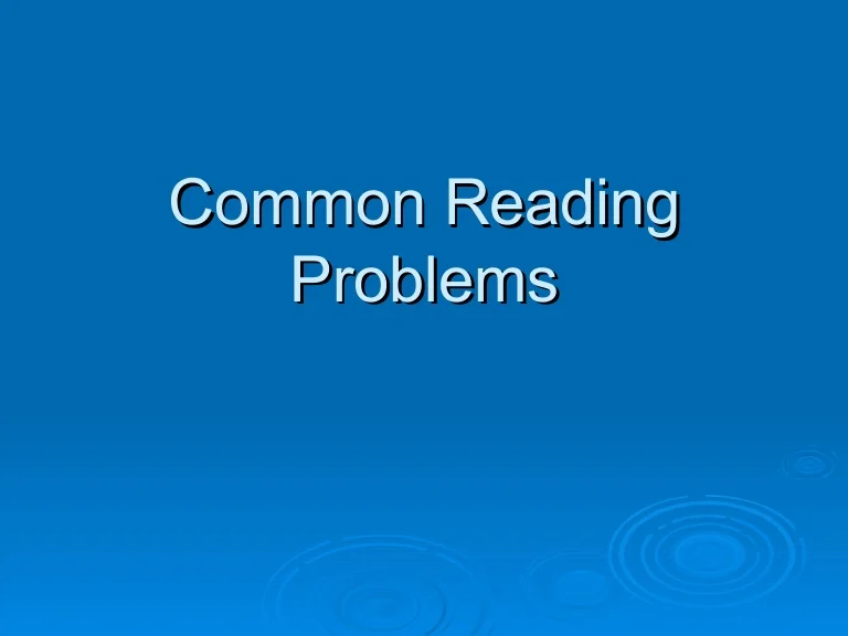 4 Common Reading Problems | reading skills | SpeakoClub