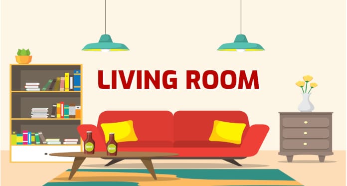 Learn words for living room| A1-A2 Vocabulary| SpeakoClub