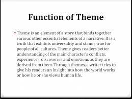 What is a theme, and what is its purpose? -CEFR | SpeakoClub