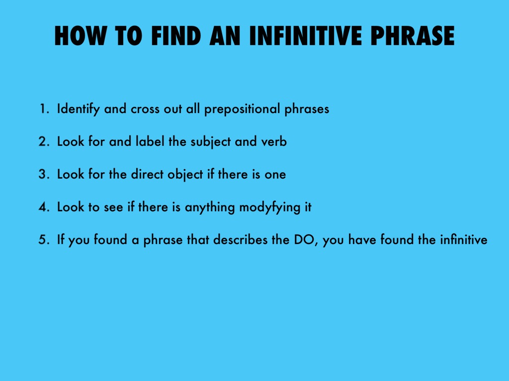 Infinitives vs. prepositional phrases | Grammar | SpeakoClub
