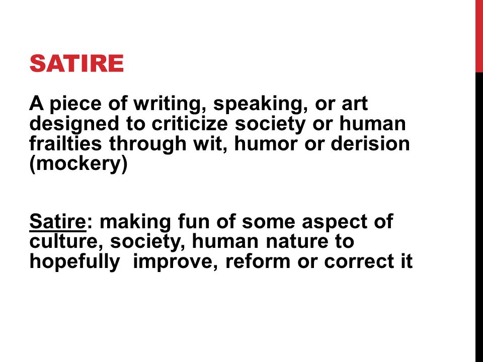 What is satire? | Writing skills | SpeakoClub