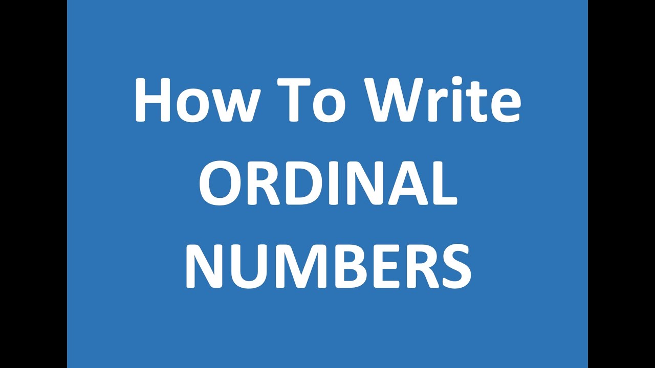 How to write ordinal numbers| Writing Skills | SpeakoClub