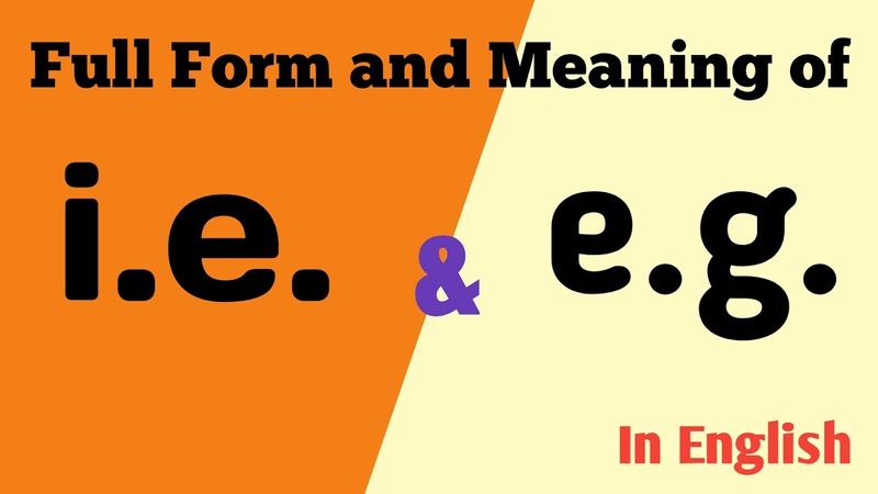E.g. vs i.e. - Learn The Difference | SpeakoClub