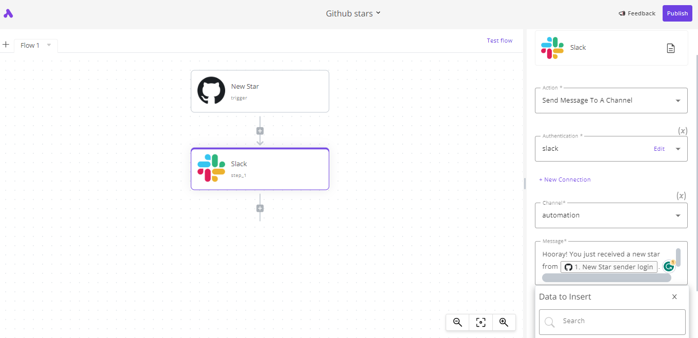 Get Slack Notifications About New GitHub Stars (Step by Step)