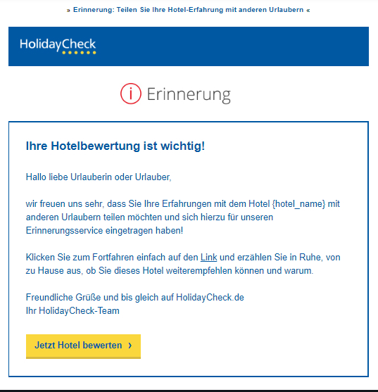 How To Increase Your HolidayCheck Hotel Reviews