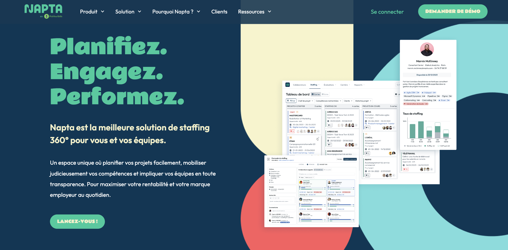Napta | Votre logiciel de staffing et resource management