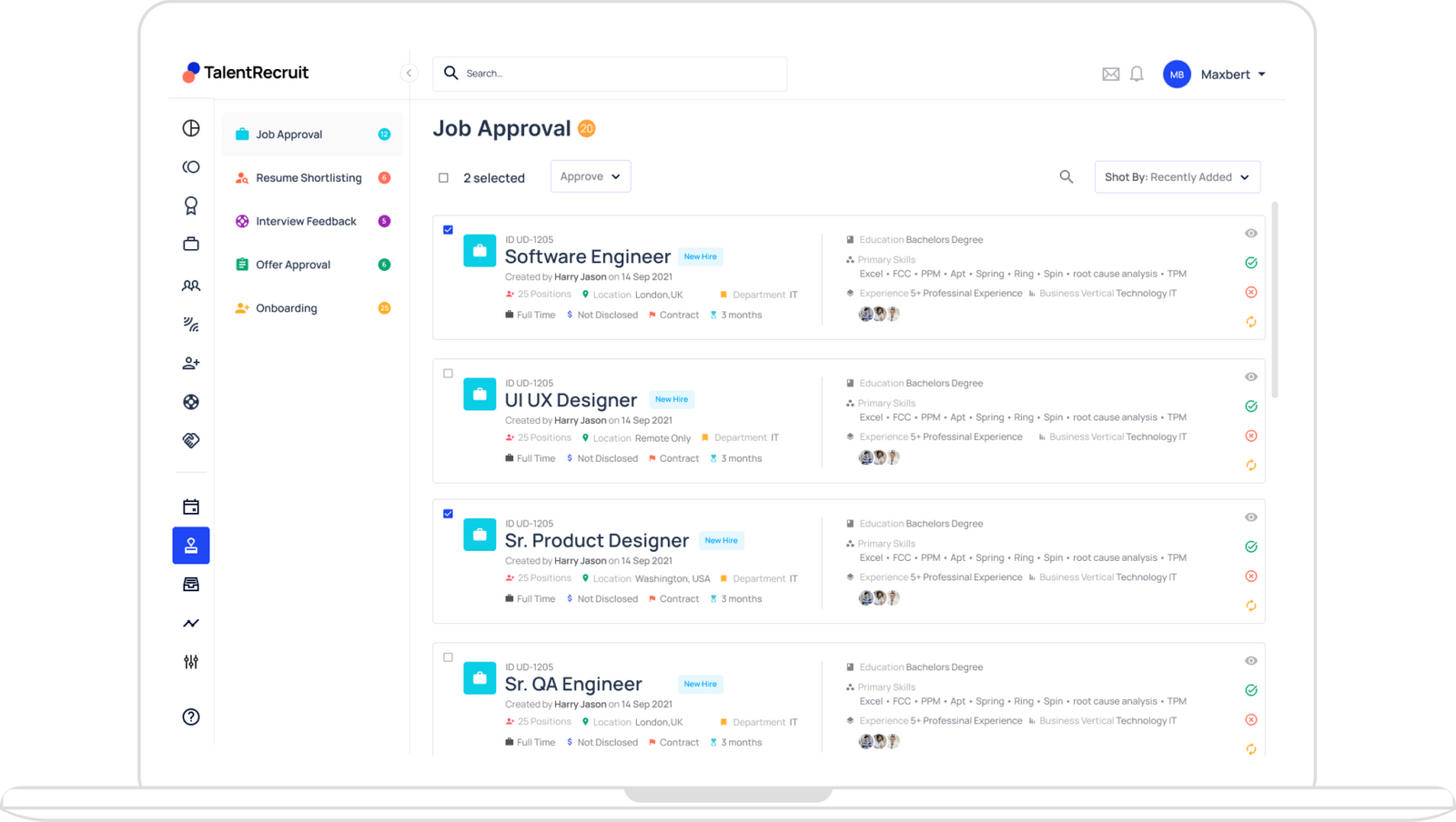 Talentrecruit - Leading AI Applicant Tracking System (ATS)