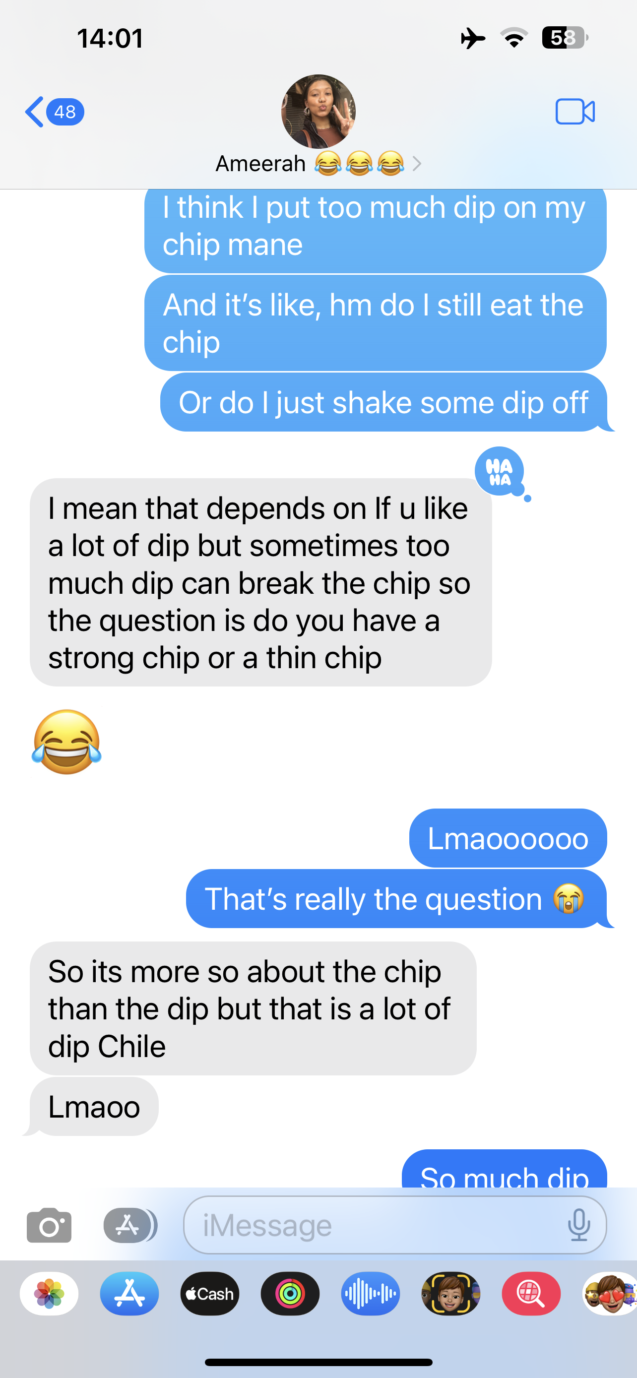 Too Much Dip on Your Chip