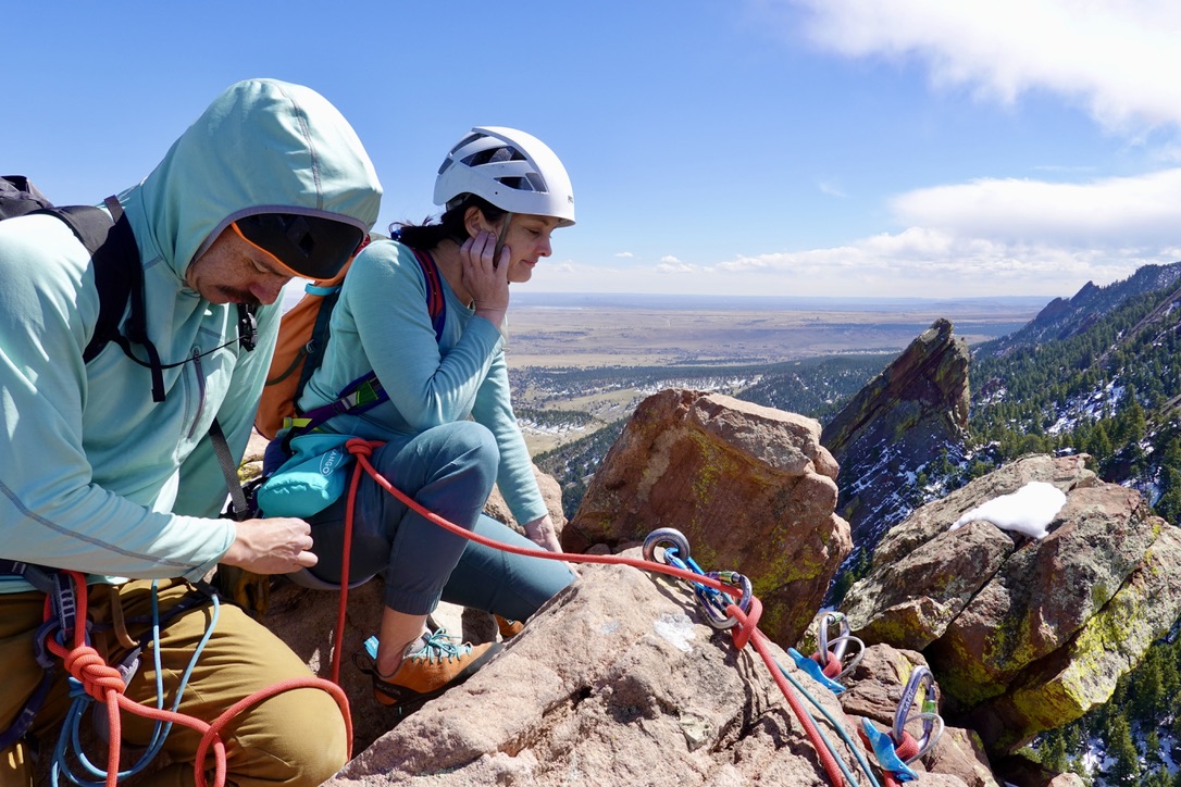 Multi-Pitch Rock Climbing