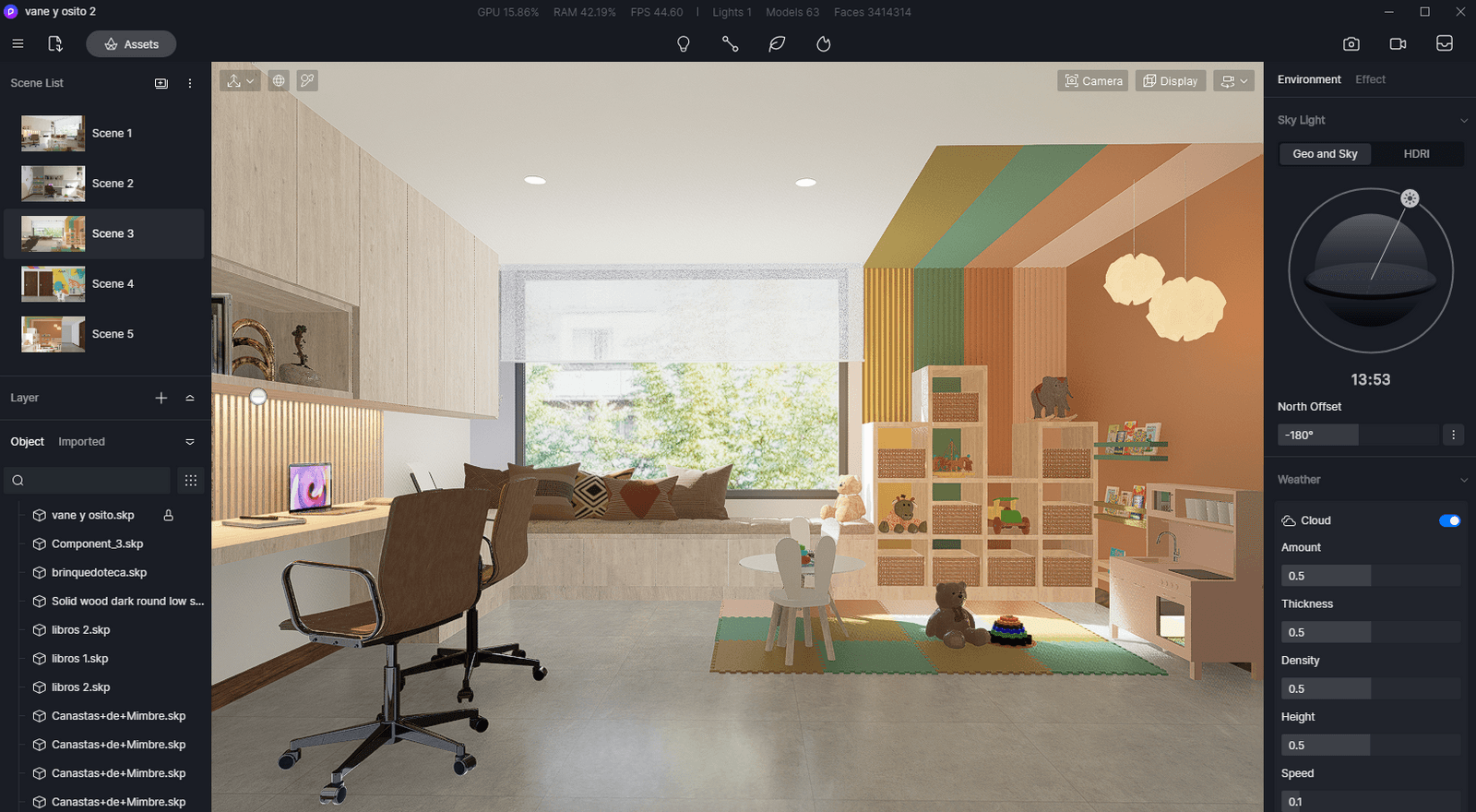 Expert Archicad Interior Visualization with D5 Render User Showcase