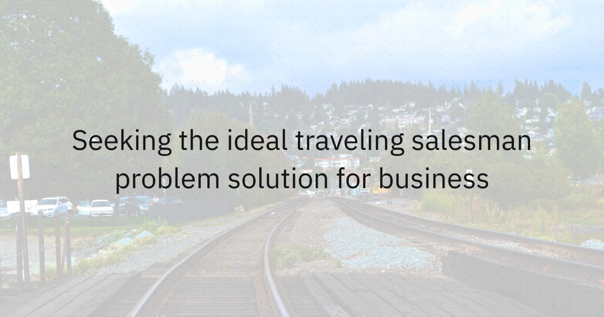 Traveling salesman problem solver: approaches overview | DistanceMatrix.ai