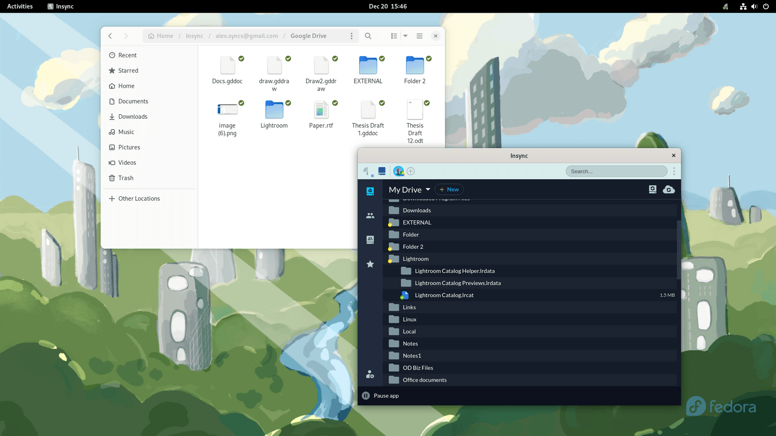 Google Drive, OneDrive & Dropbox Syncing on Linux