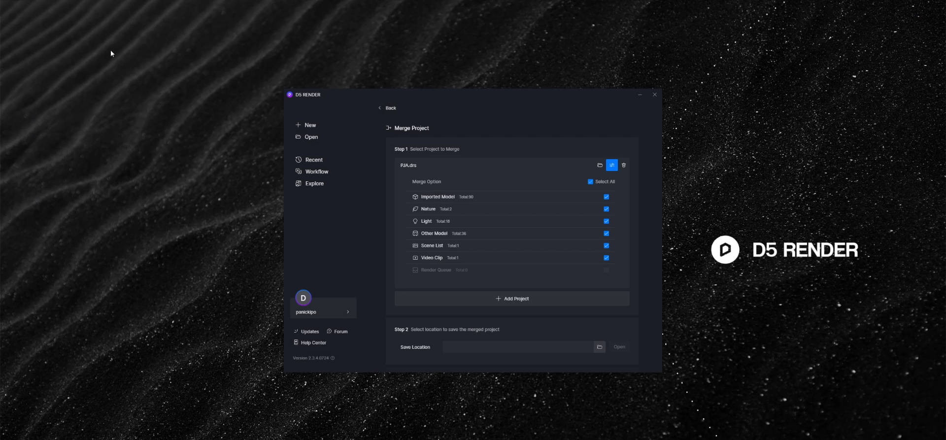 D5 Widgets | Merge Rendering Projects for Better, Easier Arch Studio Teamwork