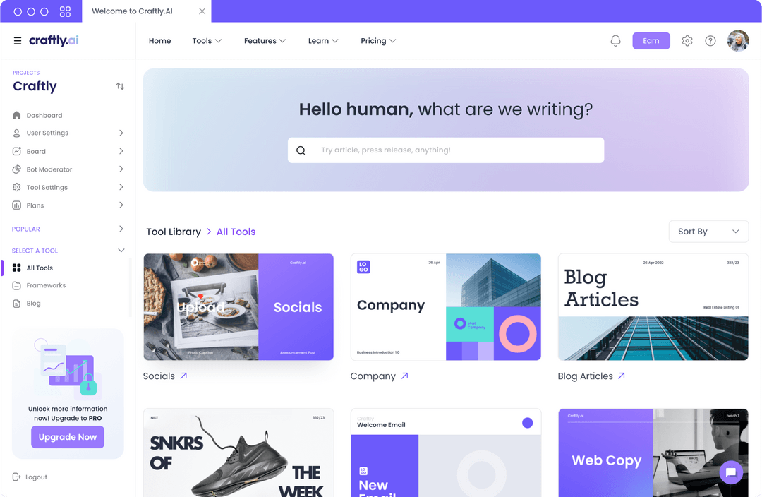 Craftly.AI - The Best AI Copywriting Assistant