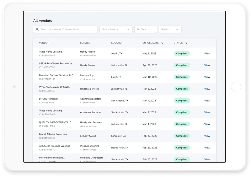 Streamlined Vendor Management Solutions