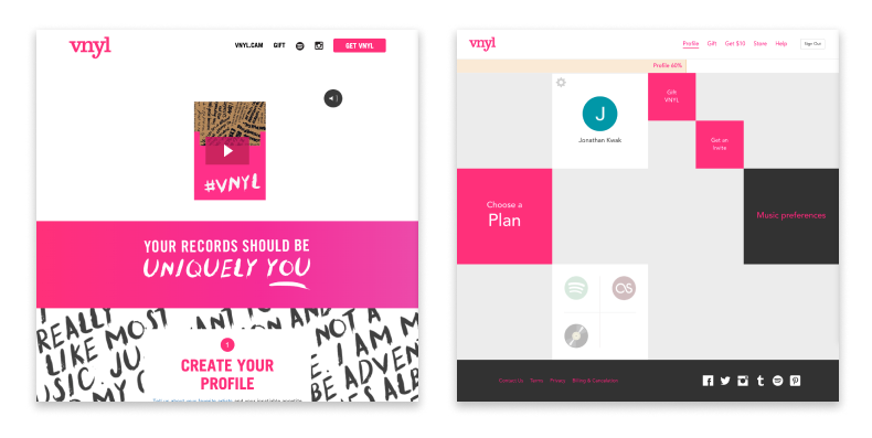 Case Study: VNYL | Work | Jonathan Kwak | UX Designer | Portfolio