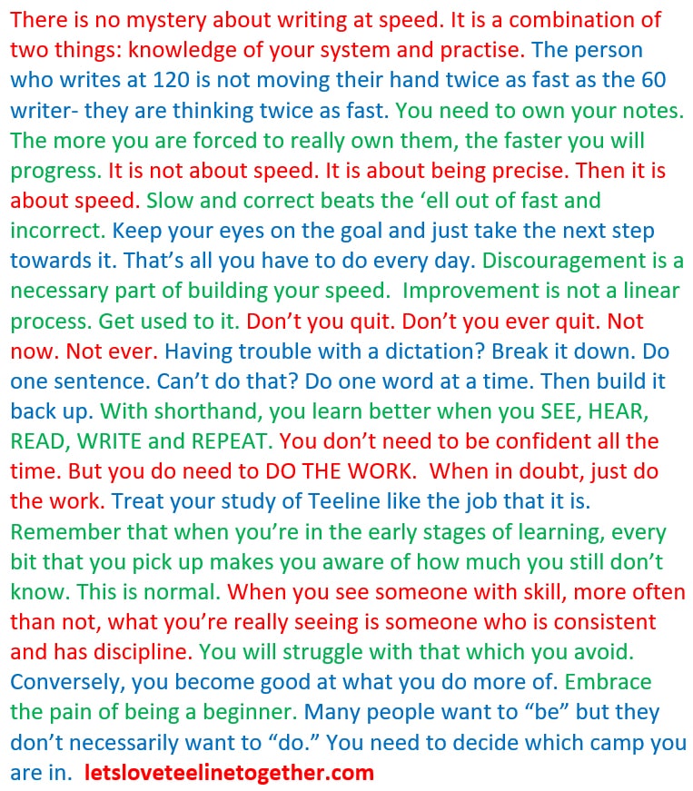 How To Learn Teeline Shorthand