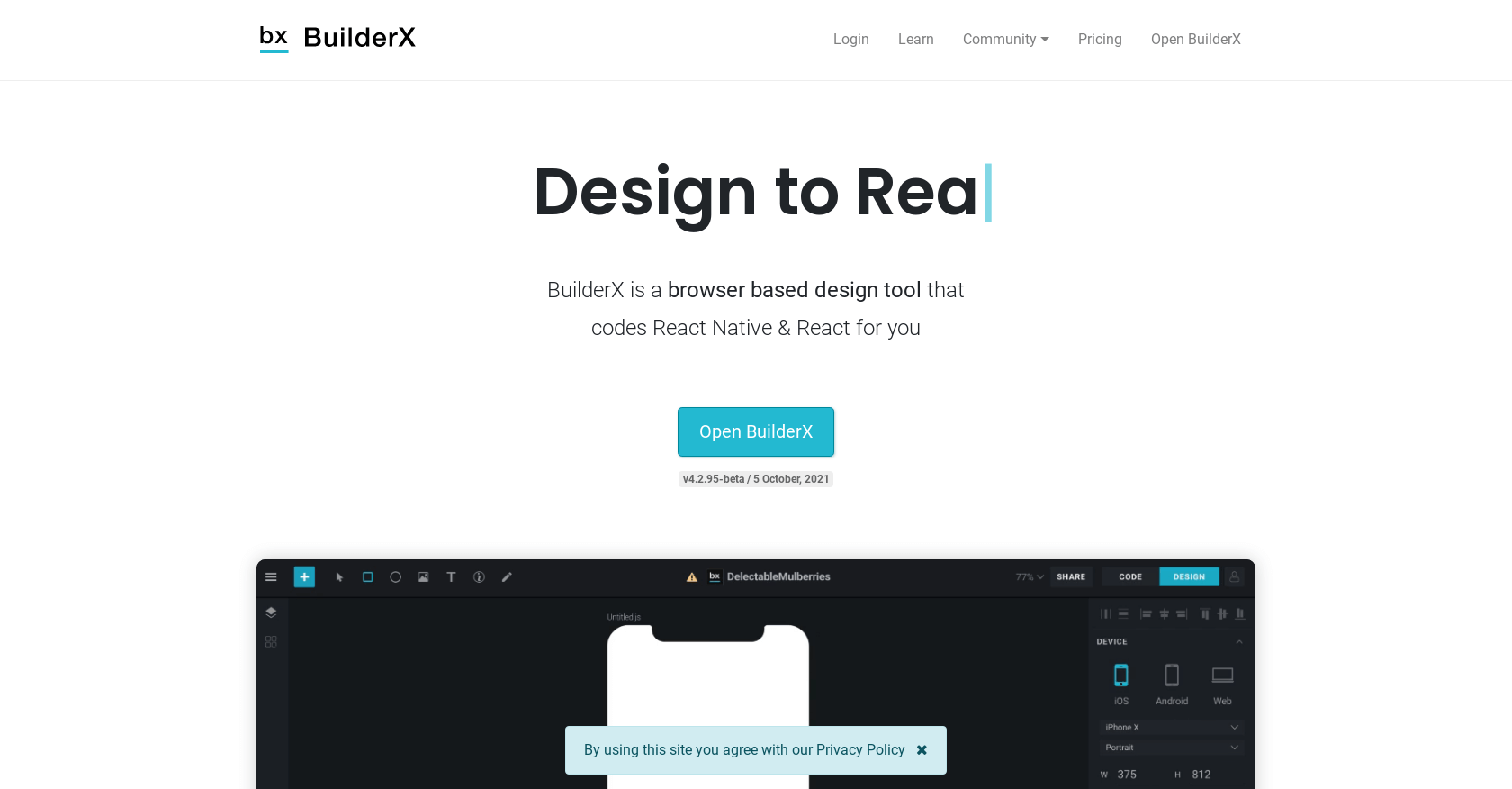BuilderX Avis, Prix & Alternatives 2023 | Verysaas