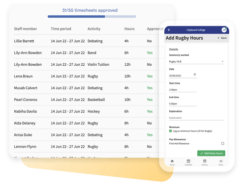 Timesheets | Clipboard