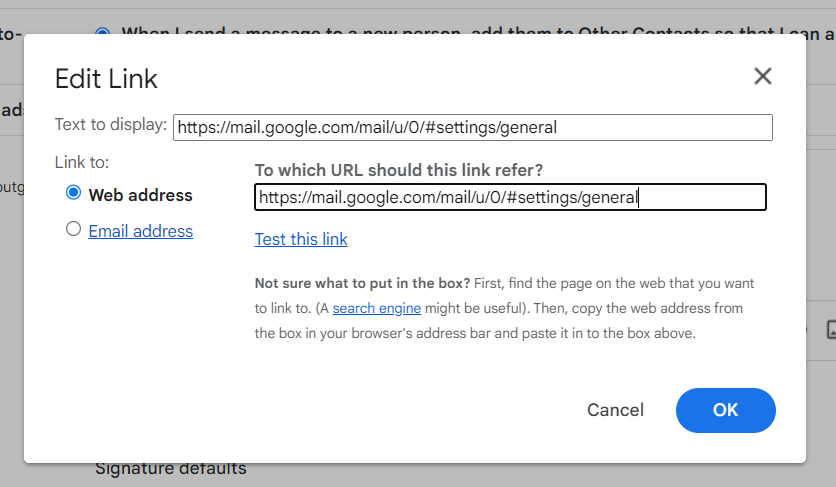 How to create an email signature in Gmail