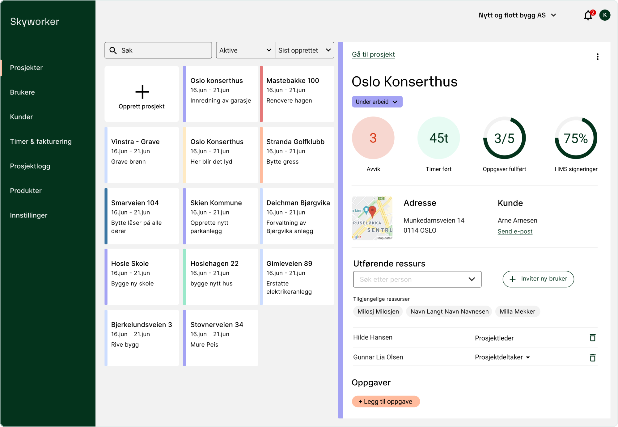 Prosjektstyring | Skyworker