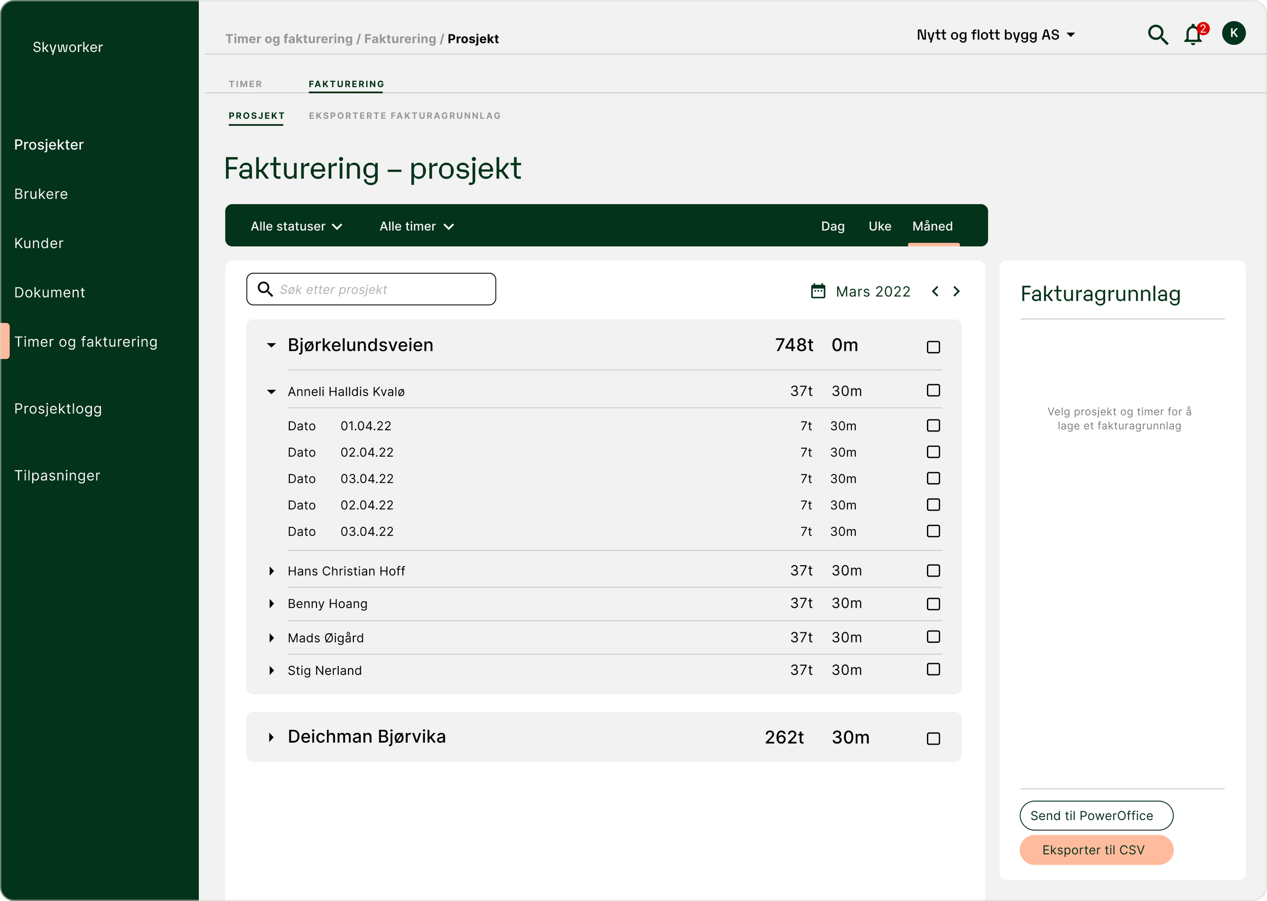 Funksjoner | Skyworker