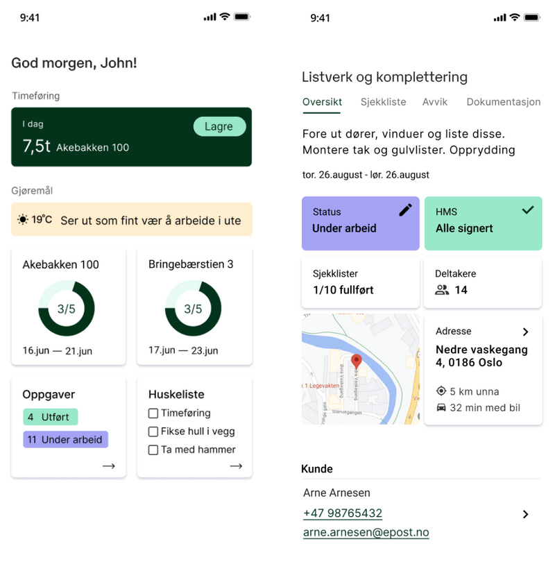 Skyworker - Enklere kunde- og prosjektstyring