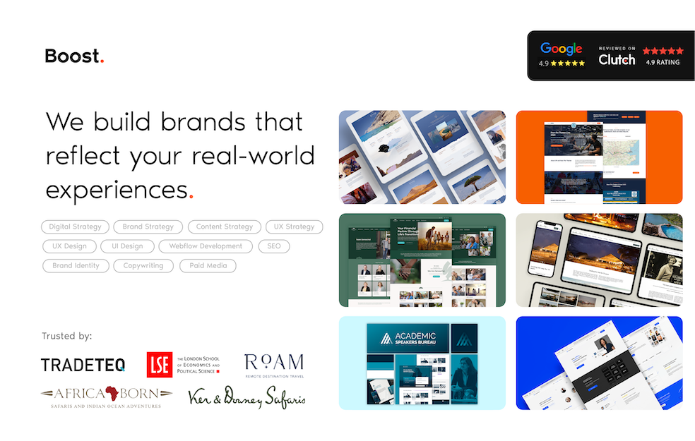 Boost Group - Webflow