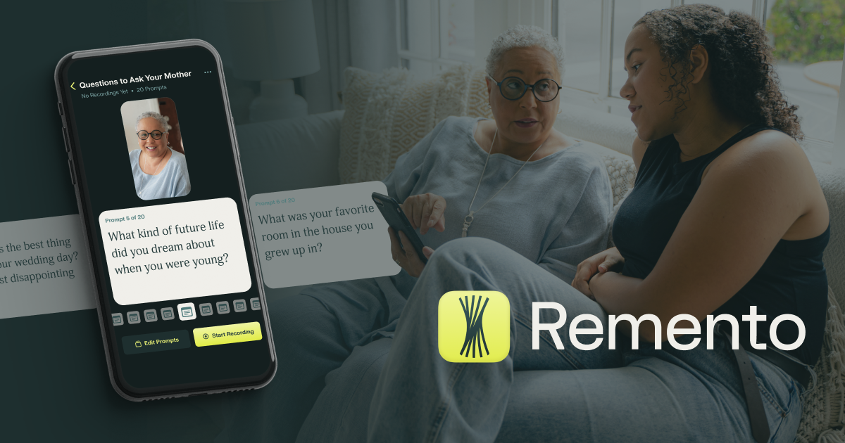Remento: Capture family stories