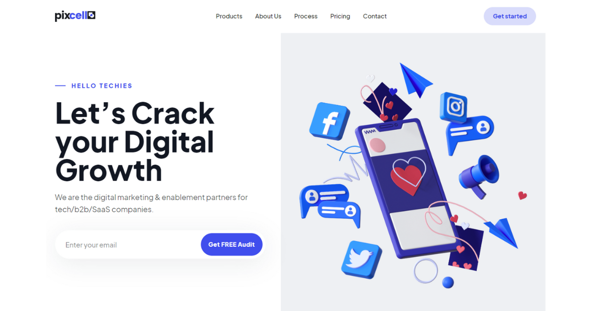 Pixcell.io | Let's Crack Your Digital Growth