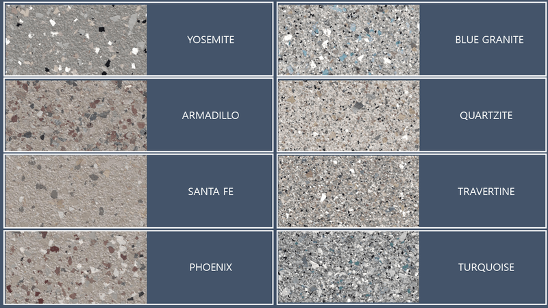 Epoxy Flooring Color Chart | Dream Garage